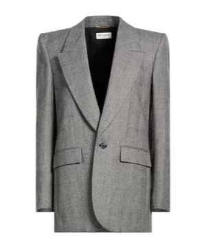 Saint Laurent Plaid Blazer