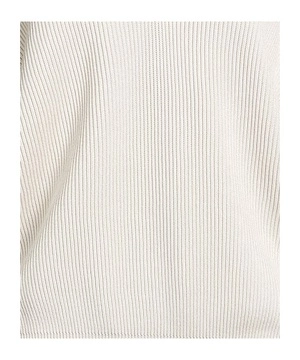 Brunello Cucinelli Solidcolor Vneck Knit Sweater