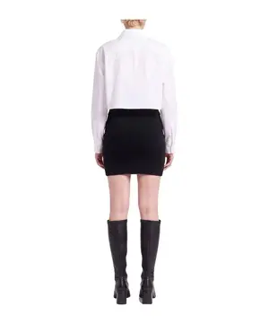 Chloé Minimalist Solid-colored Knit Midi Skirt