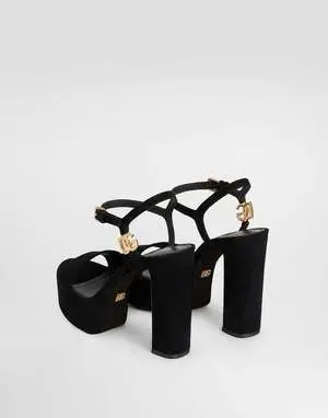 Dolce & Gabbana Suede Platform Sandals