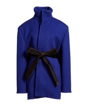 Saint Laurent Minimalist Single-breasted Coat