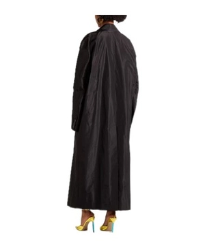 Saint Laurent Minimalist Solid-color Long Coat