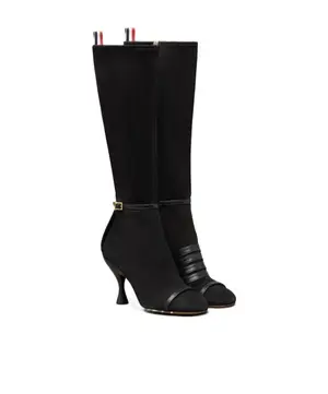 Thom Browne 90mm Trompe L'oeil 4-bar Knee-high Boots