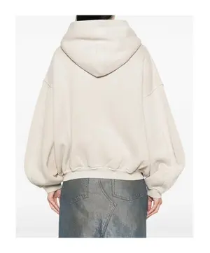 Alexander Wang Logo-print Zip-up Hoodie