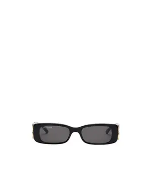Balenciaga Square Plastic Glasses - Black