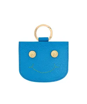 Longchamp Smiley Card Holder Wallet