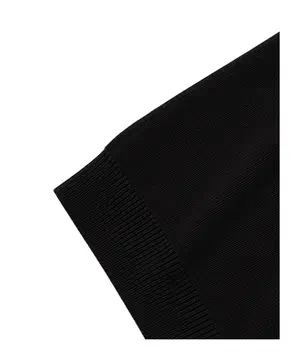 LANEUS Short-sleeved Knitted Top