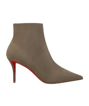 CHRISTIAN LOUBOUTIN Miss Z Booty 80 Mm Low Boots - Flint