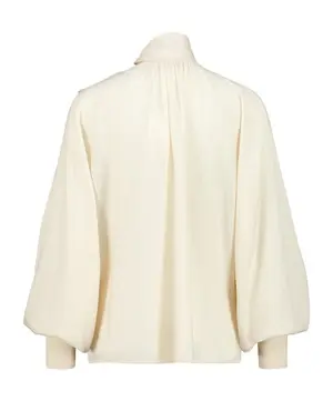 Zimmermann Merino' Tie Neck Sweater