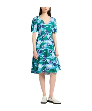 Marni Floral Flared Dress