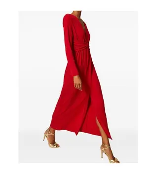 TWINSET Long Dress With Draping