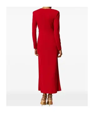 TWINSET Long Dress With Draping