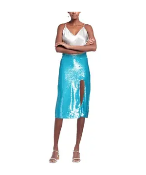 GANNI Bodycon Sequin Maxi Dress