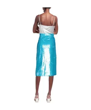 GANNI Bodycon Sequin Maxi Dress