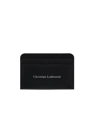 CHRISTIAN LOUBOUTIN Canopy Card Holder - Black