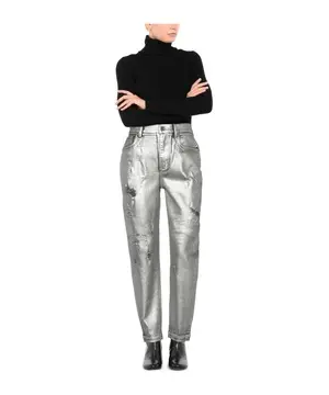 Dolce & Gabbana Metallic Denim Jeans