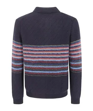 Paul Smith Graphic-print Zip-up Cardigan