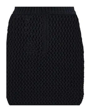Dolce & Gabbana Minimalist Solid-color Knit Midi Skirt