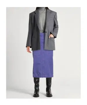 Max Mara Canvas Pencil Skirt - No