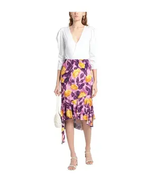 Marni Multicolorprint Asymmetrical Skirt