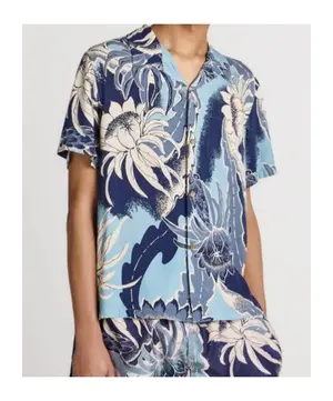 J.W.ANDERSON Camp Collared Shirt In Blue