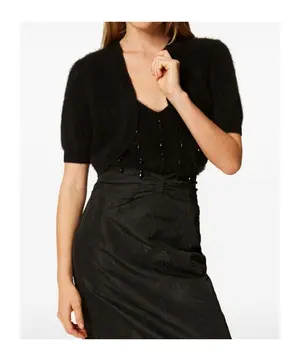 TWINSET Brushed Wool-blend Shrug