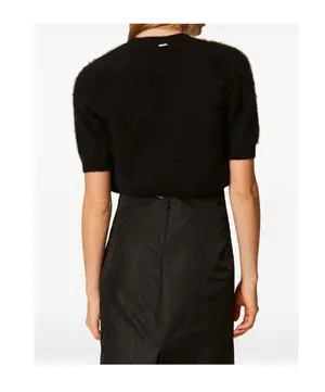 TWINSET Brushed Wool-blend Shrug
