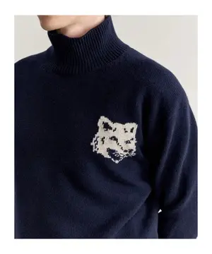 Maison Kitsuné Long-sleeve High-neck Top