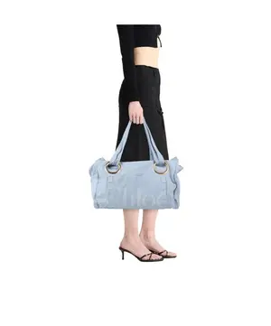 Chloé Large Canvas Bag - Blue