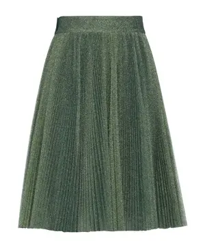 Dolce & Gabbana Solid-colored Mesh A-line Skirt - Green
