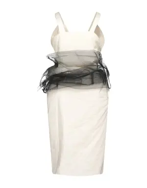 MAISON MARGIELA Two-tone Tulle Woven Party Dress
