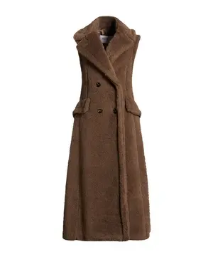 Max Mara Sleeveless Teddy Fleece Coat