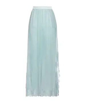 Dolce & Gabbana Minimalist Solid-color Lace Midi Skirt - Blue