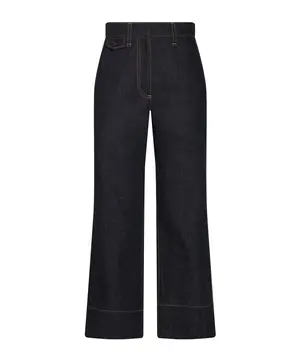 Brunello Cucinelli Darkwash Relaxedfit Jeans - Blue