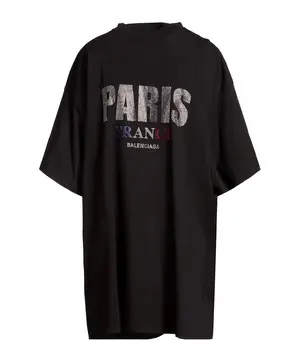 Balenciaga Solidcolor Shortsleeve Tshirt - Black