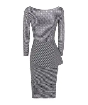 Chiara Boni La Petite Robe Ariane' Pinstripe Dress