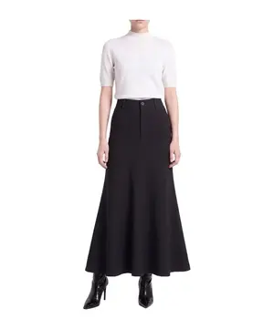 Balenciaga Simple Flared Skirt