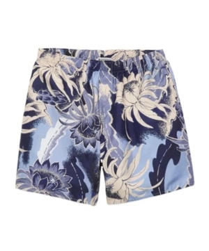 J.W.ANDERSON Hawaiian Print Swim Shorts - Sapphire