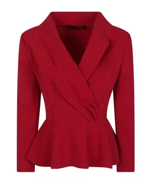Chiara Boni La Petite Robe Wrap-around Cover-up - Fire