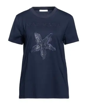 Max Mara Solid-color T-shirt - Blue