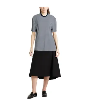 Brunello Cucinelli Stripedprint Shortsleeve Tshirt