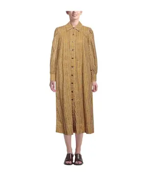 Tory Burch Plaid Shirt Dress