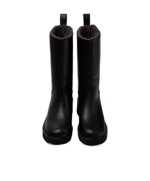 Camper Milah Leather Boots - Black