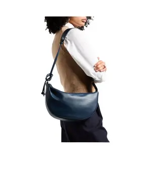 Max Mara Large Minimalist Leather Underarm Bag