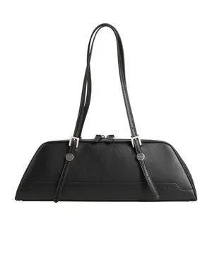 Marni Solid Color Shoulder Bags - Black