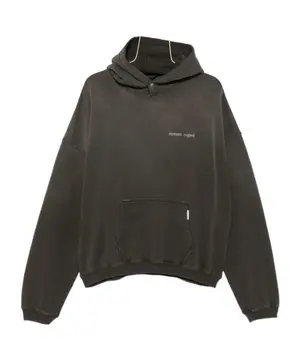 REPRESENT Long-sleeved Hooded Sweatshirt - Ash