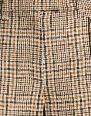 Brunello Cucinelli Plaid Straight-leg Pants