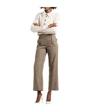 Brunello Cucinelli Plaid Straight-leg Pants