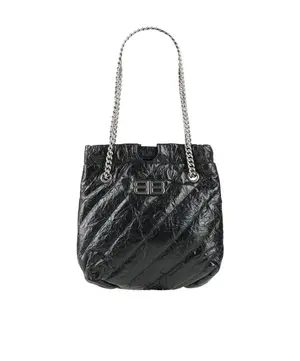 Balenciaga Plain Colour Handbags - Black