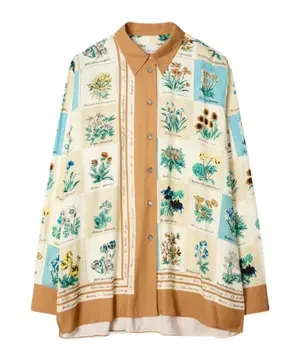 Paul Smith Floral Scarf' Print Shirt - White